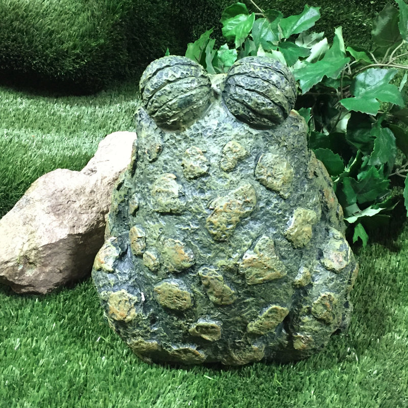 HomeStyles Whimsical Toad Hollow "Stretch" Garden Statue & Reviews | Wayfair